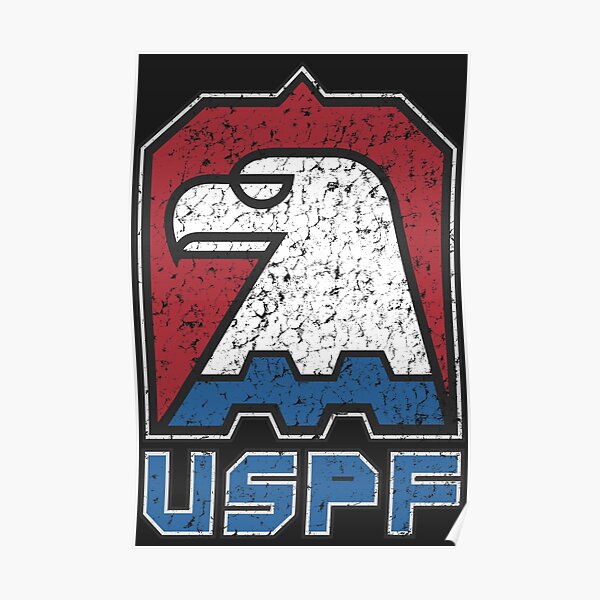 "USPF United States Police Force (large distressed logo)" Poster by ...