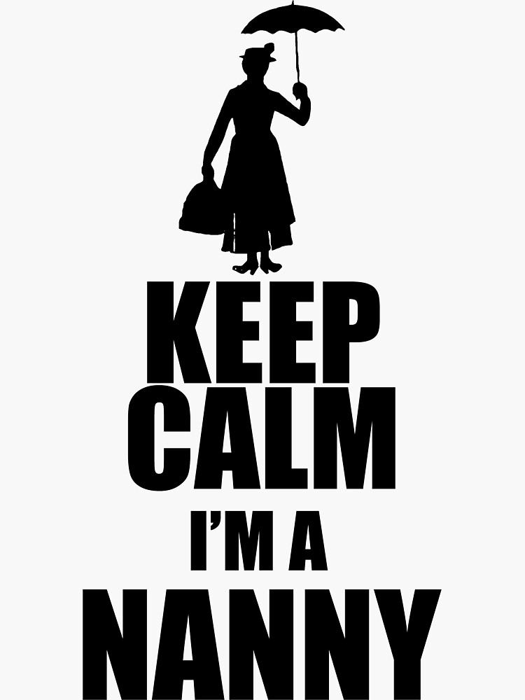 "NANNY" Sticker for Sale by uk-pepy | Redbubble