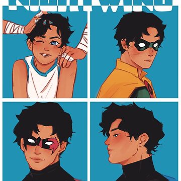 "nightwing" Sticker for Sale by one-dream | Redbubble