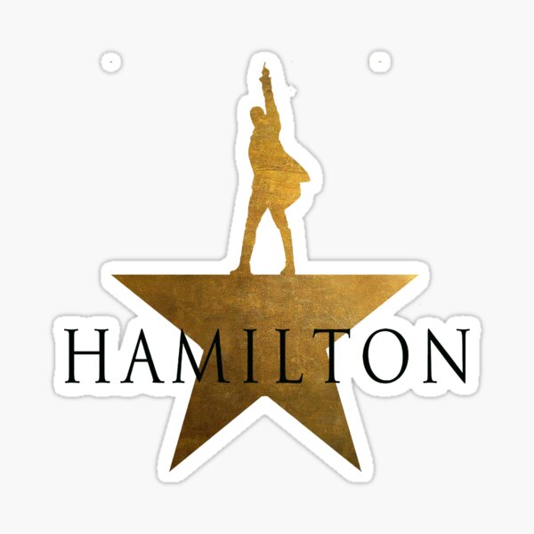 "Hamilton the Musical " Sticker for Sale by dea-designdepot | Redbubble