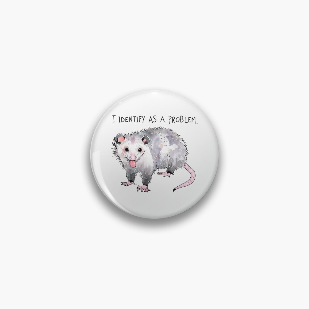 "I Identify As a Problem" Sticker for Sale by rvenkatesan | Redbubble
