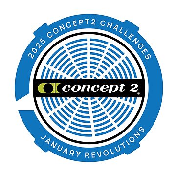 "2025 Concept2 January Revolutions Challenge" Sticker for Sale by ...