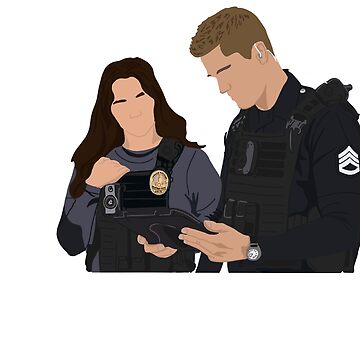 "The Rookie" Sticker by SabrinaArt05 | Redbubble