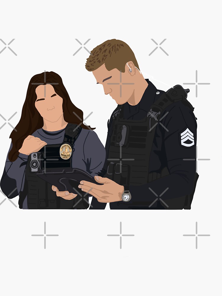 "The Rookie" Sticker by SabrinaArt05 | Redbubble