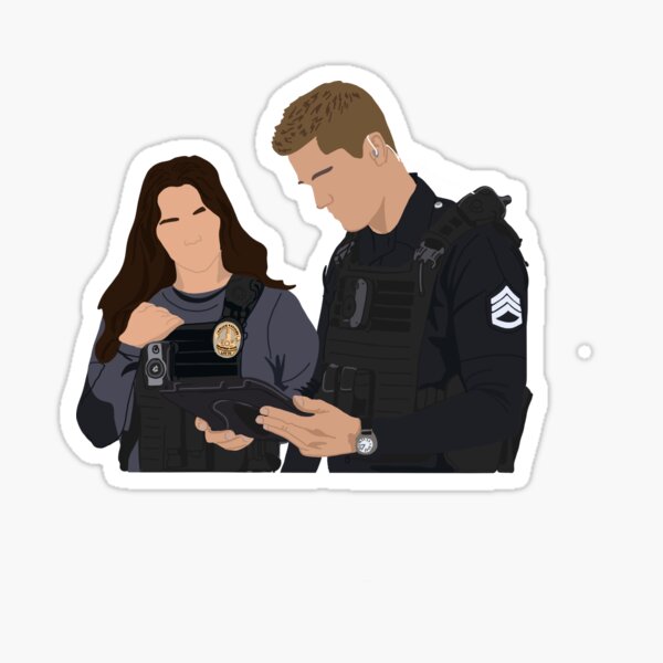 "The Rookie" Sticker by SabrinaArt05 | Redbubble