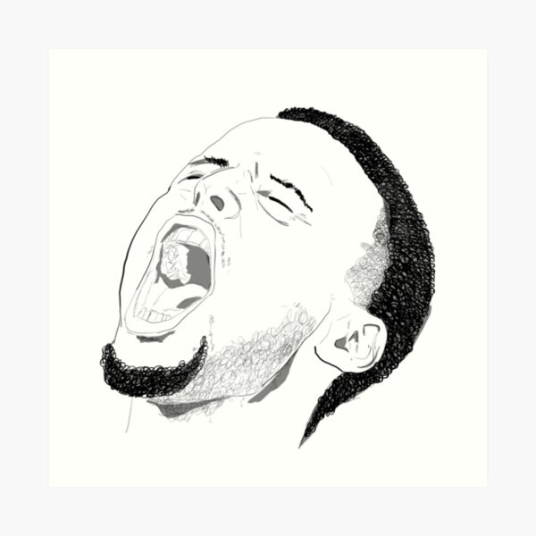 "Steph Curry’s game winning face" Art Print for Sale by JJMoe7 | Redbubble