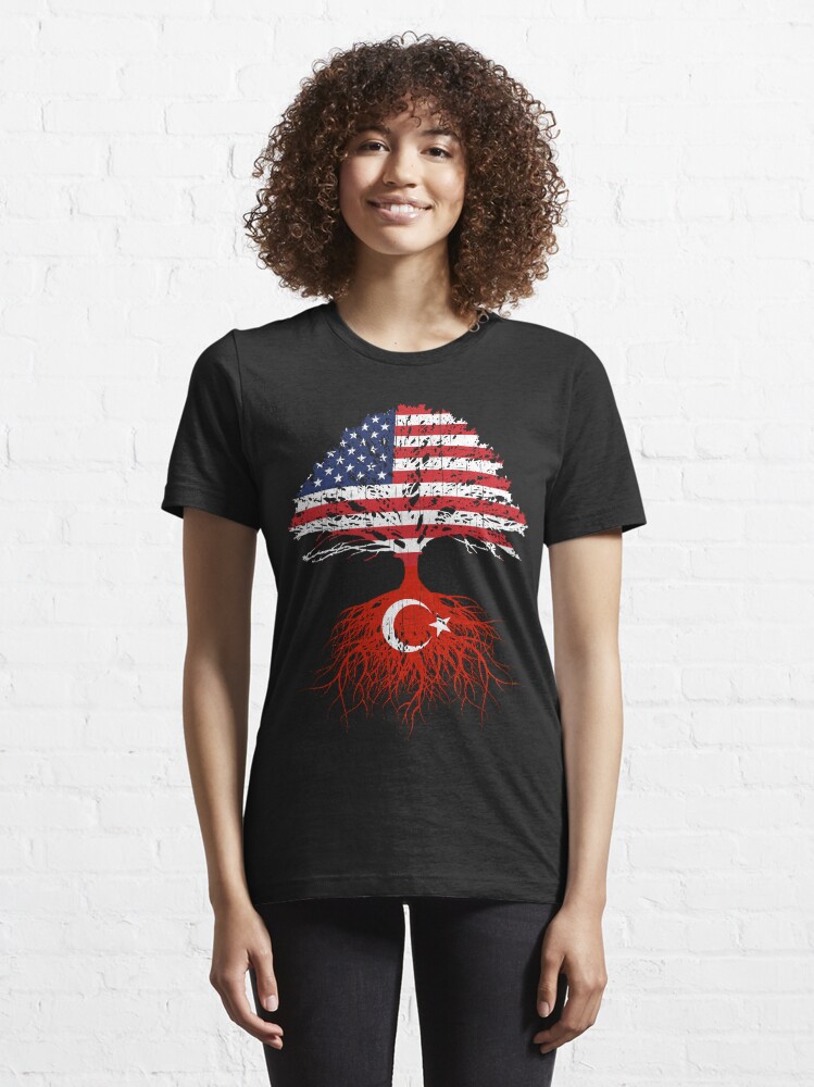 "Turkish Roots American Grown Turkey Shirt For Men Women Kids" T-shirt ...
