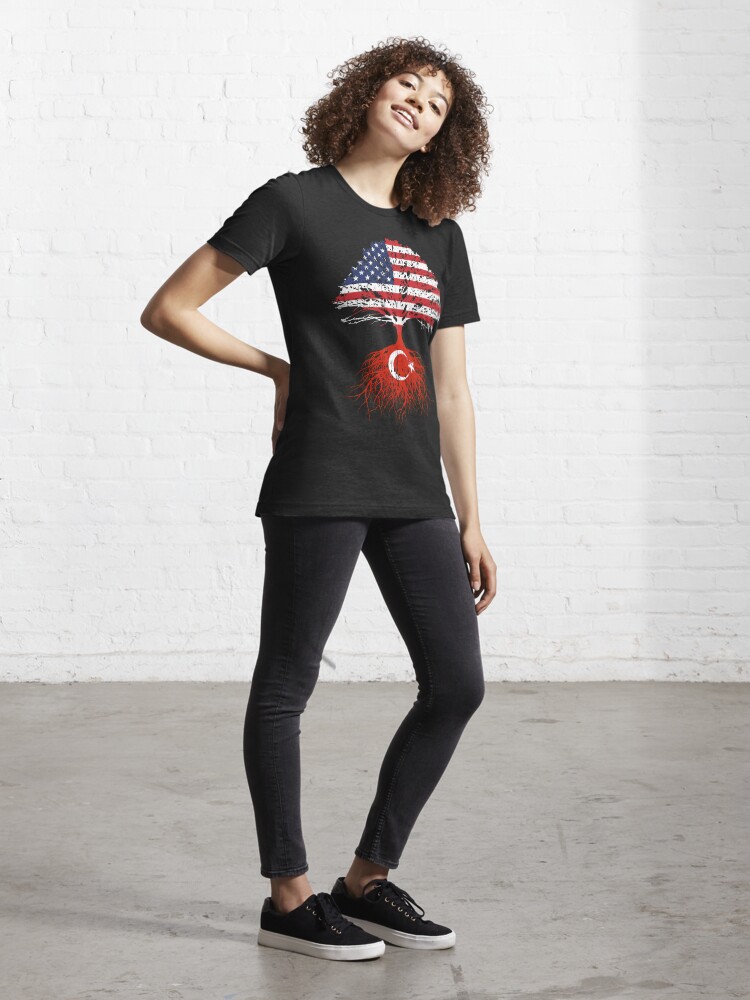 "Turkish Roots American Grown Turkey Shirt For Men Women Kids" T-shirt ...