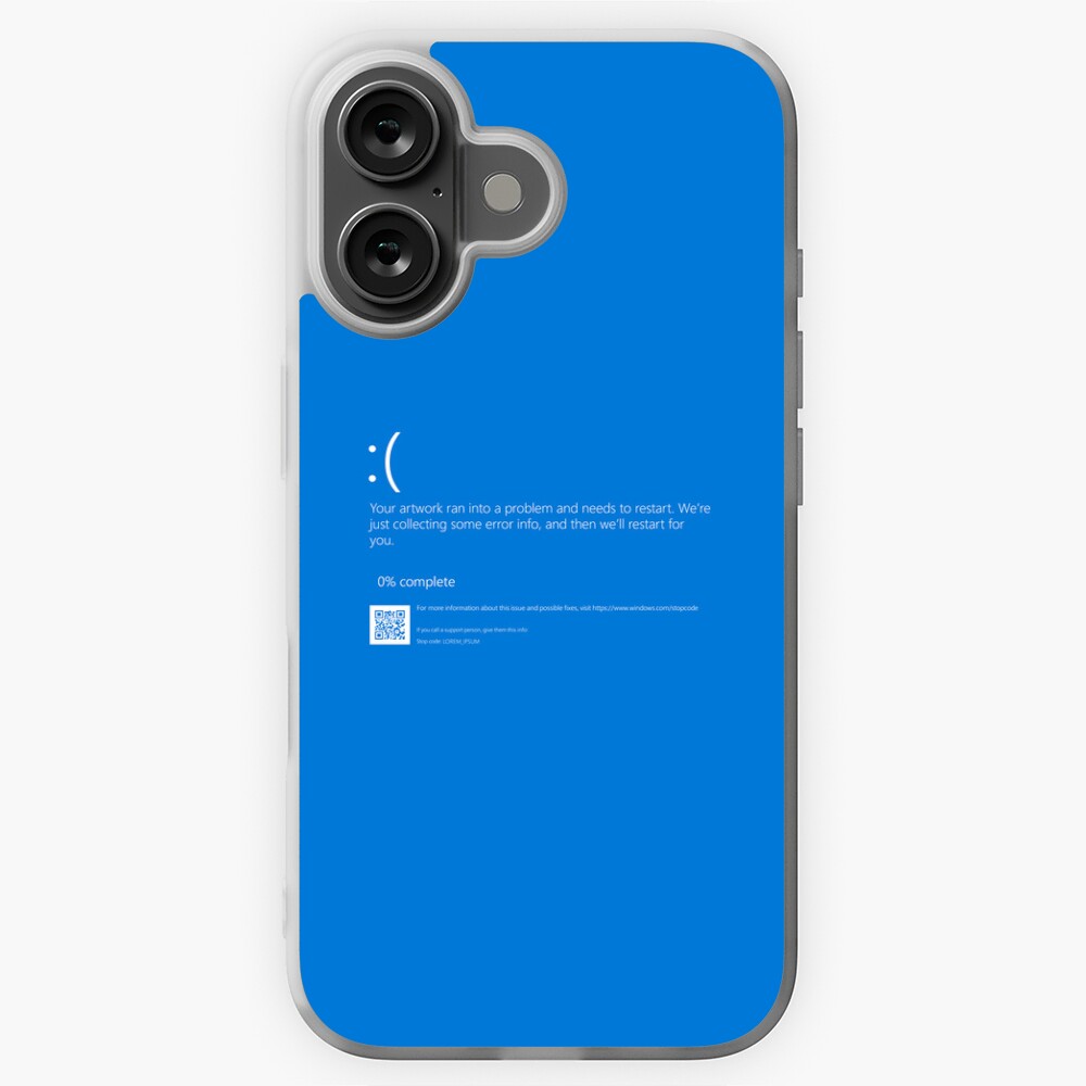 "Windows BSOD (Blue Screen of Death)" Poster for Sale by eliweitz ...