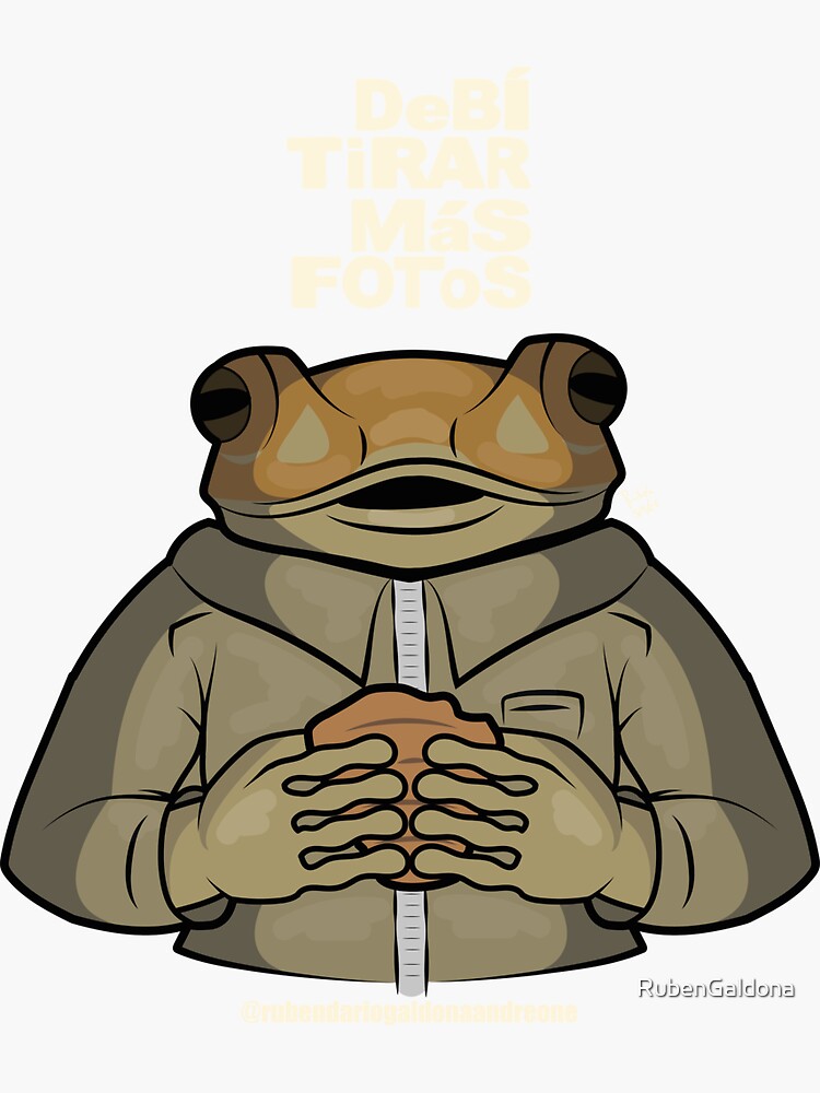 "DTmF - The Toad Concho drawing" Sticker by RubenGaldona | Redbubble