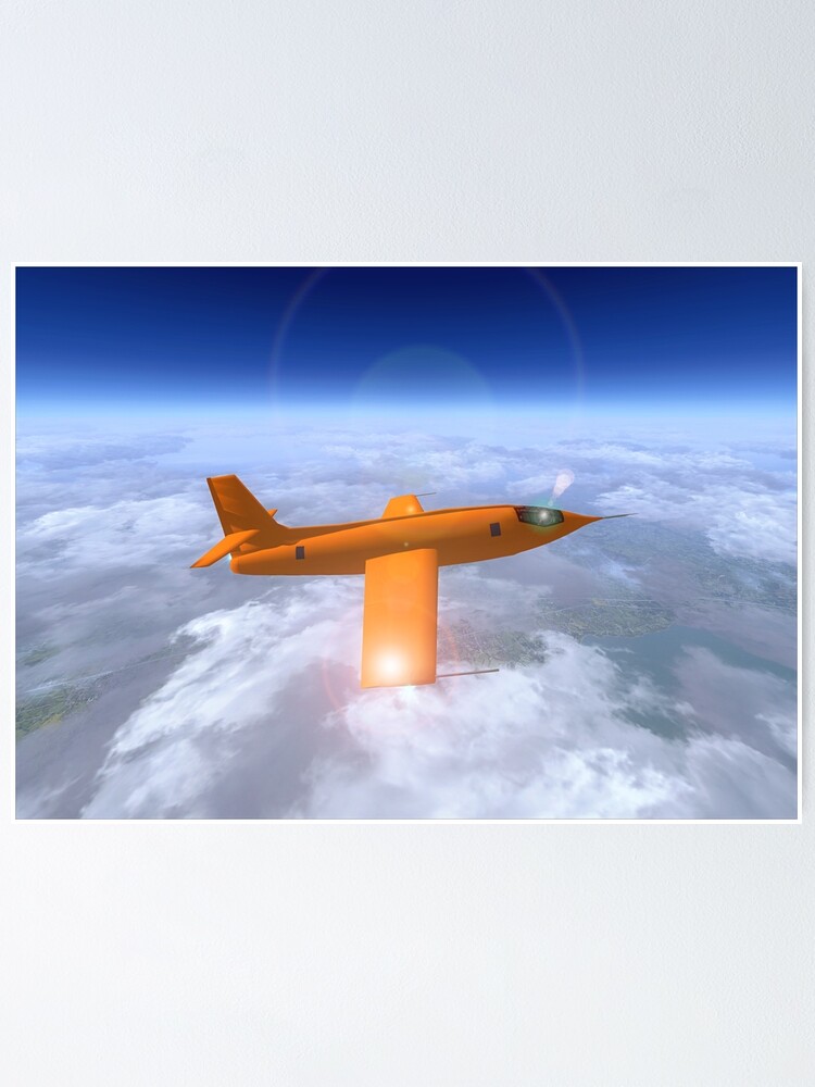 "Bell X-1" Poster for Sale by marjanmencin | Redbubble