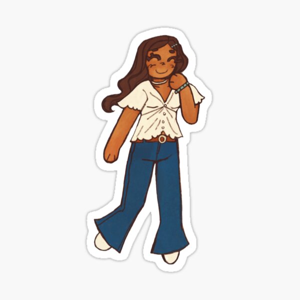 "maria flores" Sticker for Sale by dramaticmurders | Redbubble