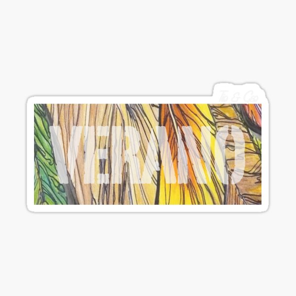 "Verano" Sticker by rboisselier | Redbubble