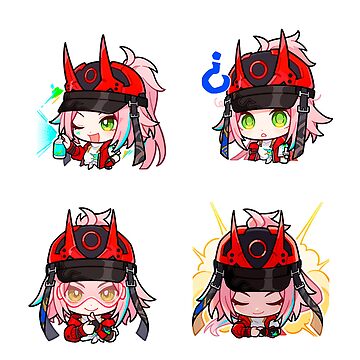 "Rappa Sticker set Honkai Star Rail" Sticker by Demray | Redbubble