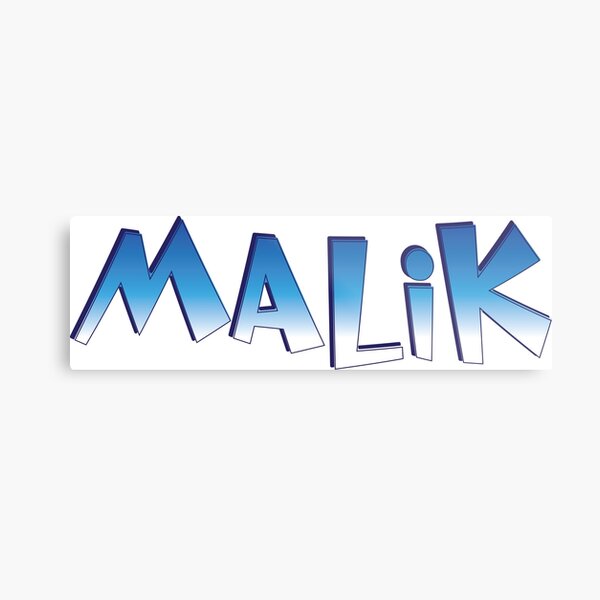 Malik Metal Prints | Redbubble