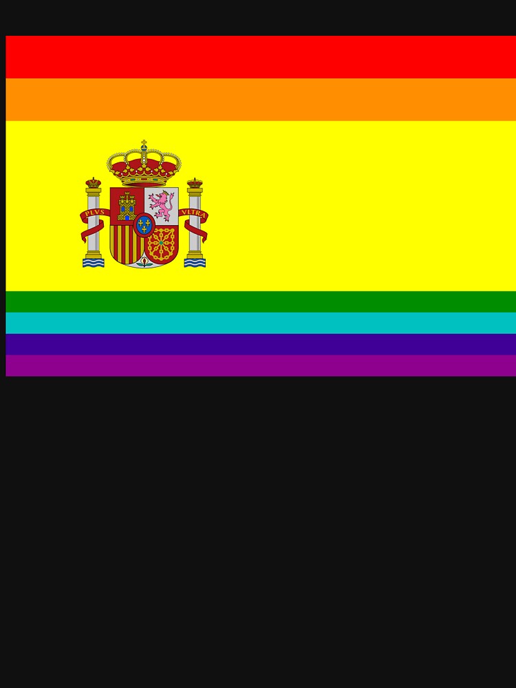 "Spain Gay Pride Flag - Spanish Gay Pride Flag - Spain Rainbow Flag" T ...