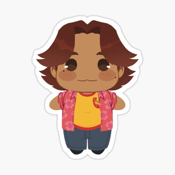 "Daisuke!" Sticker for Sale by SourClownCandy | Redbubble