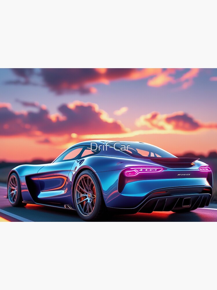"super car" Sticker for Sale by Drif-Car | Redbubble