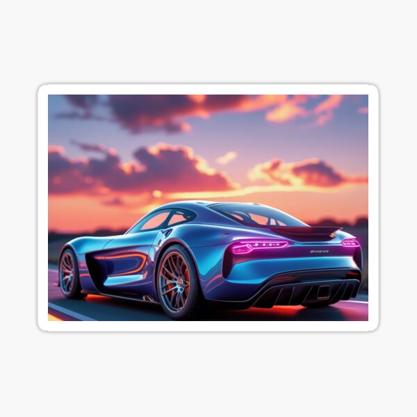 "super car" Sticker for Sale by Drif-Car | Redbubble