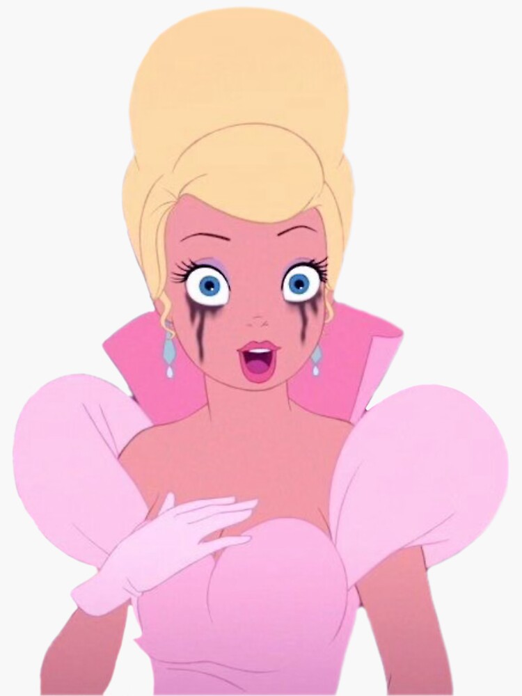 "Charlotte crying (Lottie from Princess and the frog) " Sticker for ...