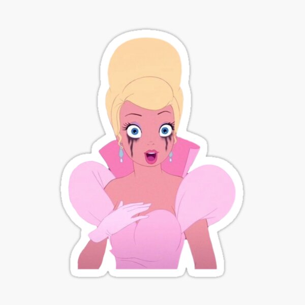 "Charlotte crying (Lottie from Princess and the frog) " Sticker for ...