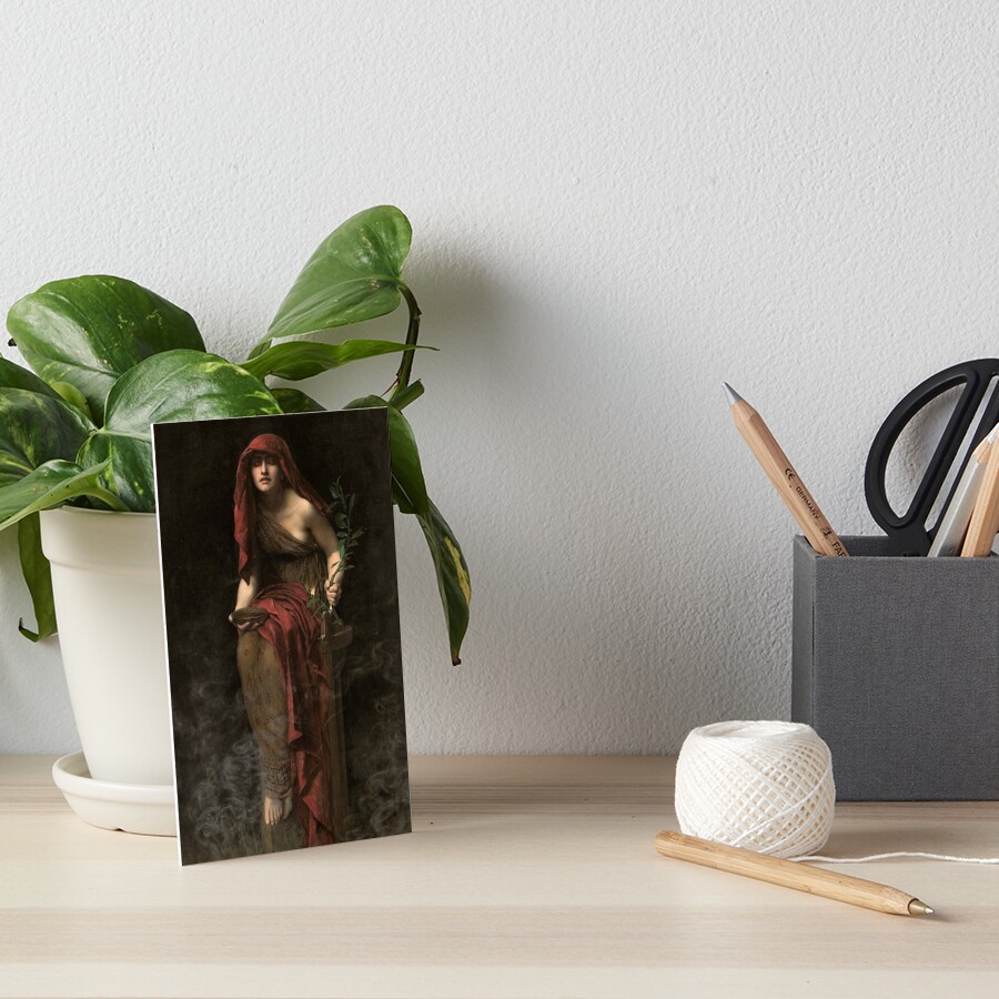 "The Priestess of Delphi - John Collier" Poster for Sale by ...