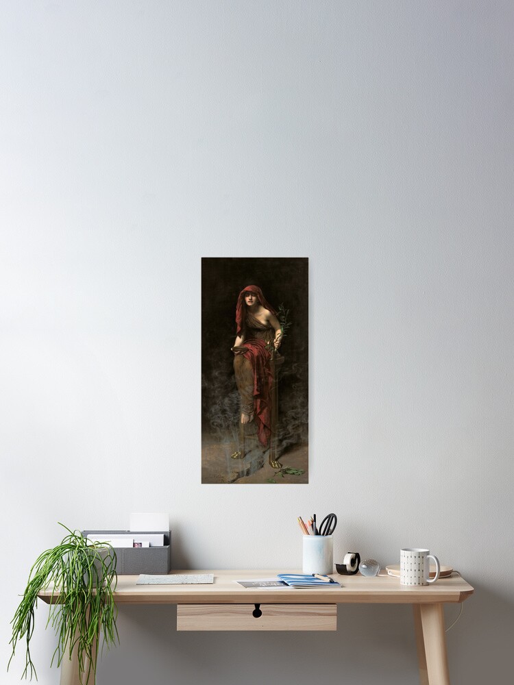 "The Priestess of Delphi - John Collier" Poster for Sale by ...