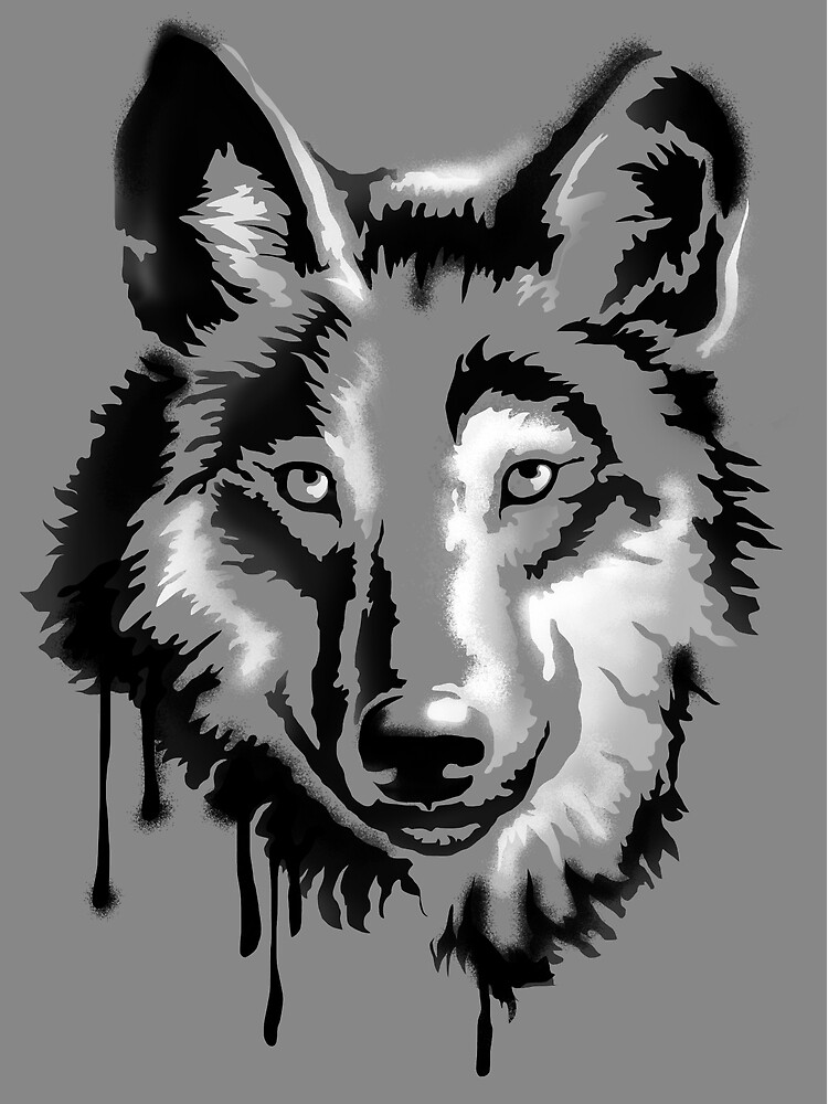 "wolf graffiti" Art Print for Sale by BananaPrints | Redbubble
