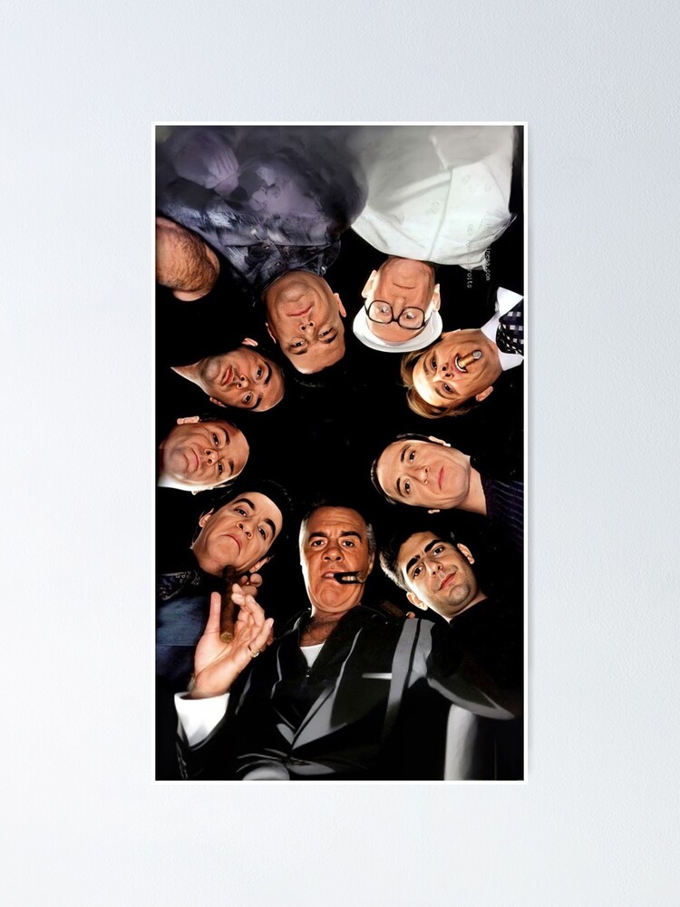 "the sopranos family" Poster for Sale by mariachaveez | Redbubble
