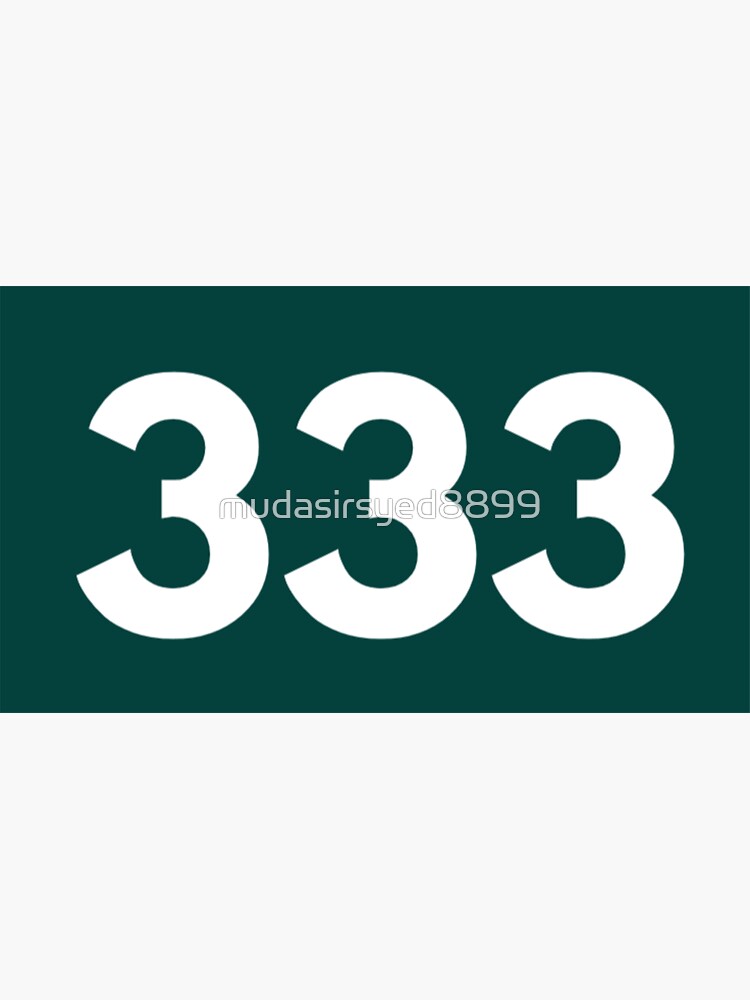 "Player 333" Sticker for Sale by mudasirsyed8899 | Redbubble