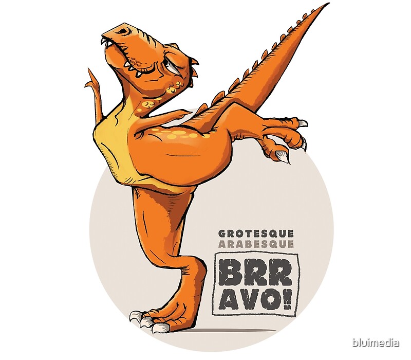 "T-rex dancer" by bluimedia | Redbubble