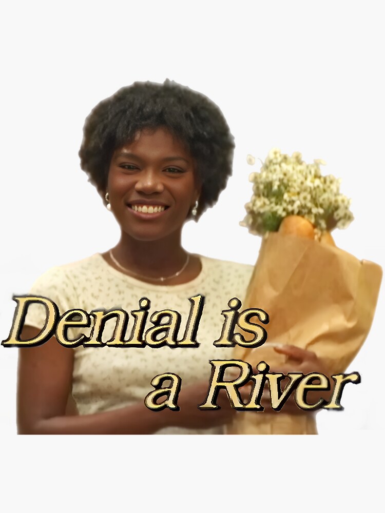 "Doechii "Denial is a River" 90s Aesthetic" Sticker for Sale by ...