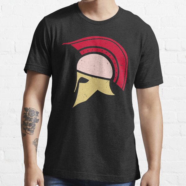 "Roman Galea or Helmet in Japanese Peach, Yellow, and Red" T-shirt for ...