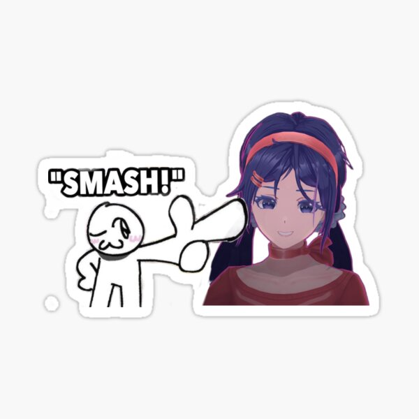 "Miside Mita Meme" Sticker for Sale by Imnxthoney | Redbubble