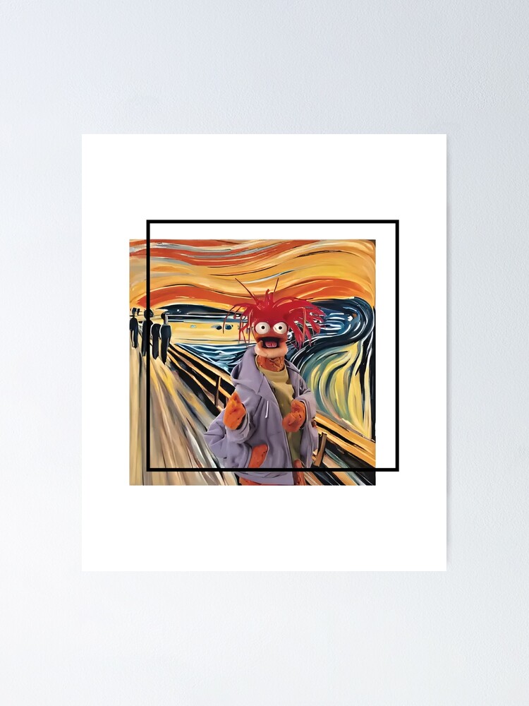 "Pepe Muppets The Scream Meme" Poster for Sale by JessicaMaxwell ...