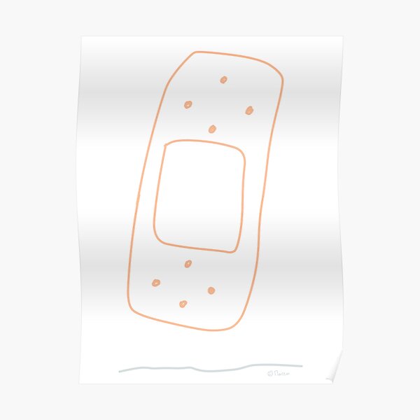 "Plaster " Poster by KlareLinie | Redbubble