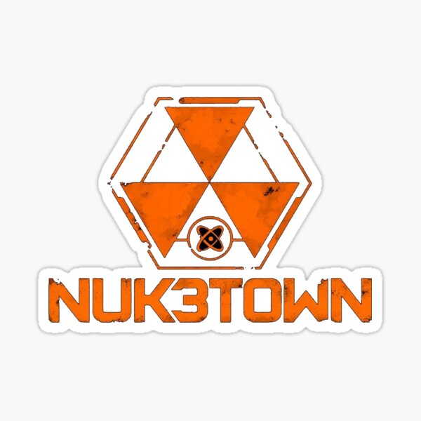 "NukeTown" Sticker by bluefish00 | Redbubble