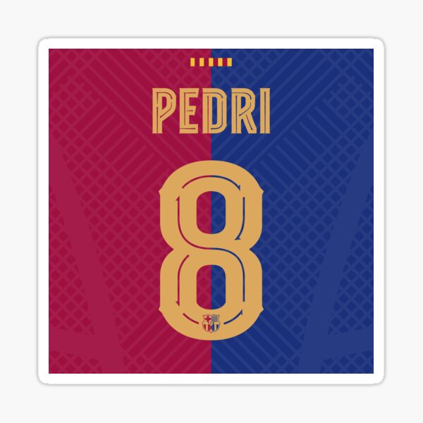 "Pedri 24/25 Jersey" Sticker for Sale by IconsEngineer | Redbubble