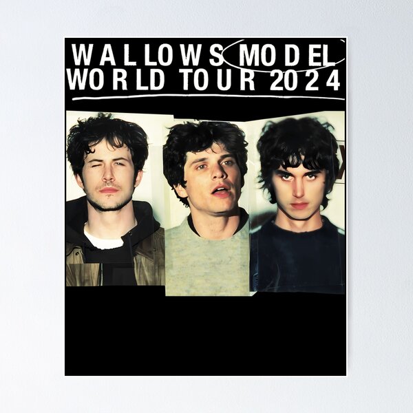 "Wallows Model World Tour 2024 " Poster for Sale by warda-shop | Redbubble