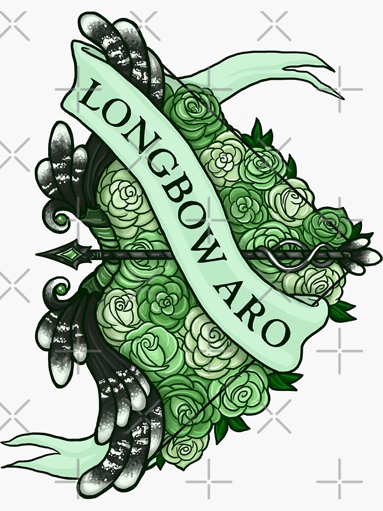 "LONGBOW ARO" Sticker for Sale by foxflight | Redbubble