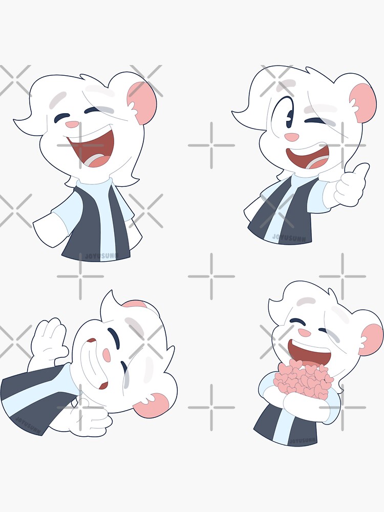 "SKZ SKZOO Hyunjin Jiniret set" Sticker by joyusunn | Redbubble