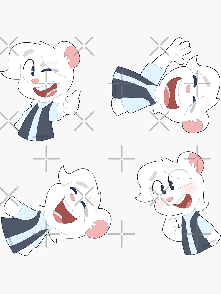 "SKZ SKZOO Hyunjin Jiniret set" Sticker by joyusunn | Redbubble