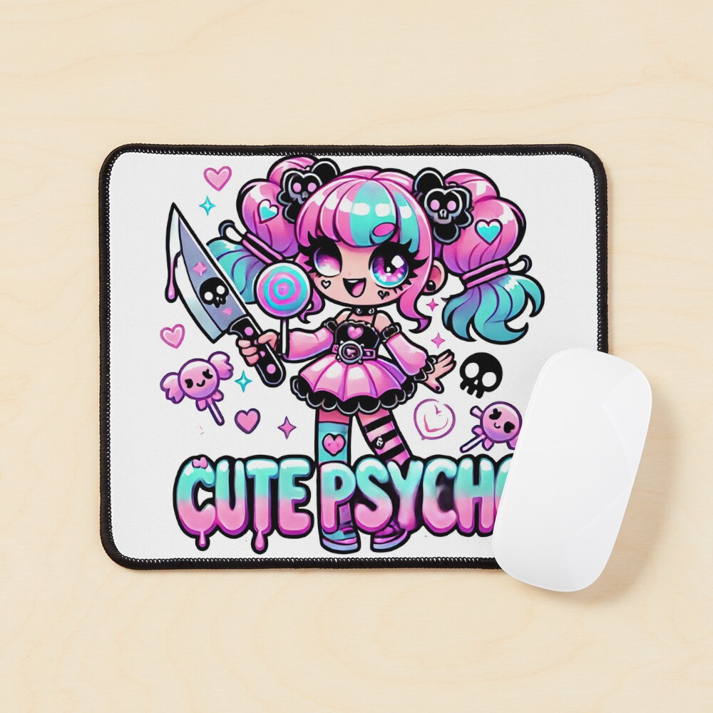 "[Punk Army] Cute Psycho" Sticker for Sale by Punk-Army | Redbubble