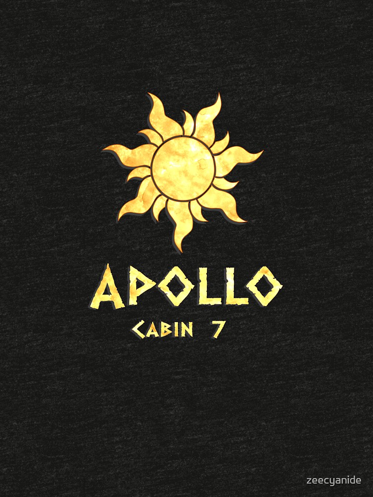 "Cabin 7- Apollo" T-shirt by zeecyanide | Redbubble