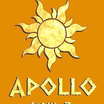 "Cabin 7- Apollo" Sticker for Sale by zeecyanide | Redbubble
