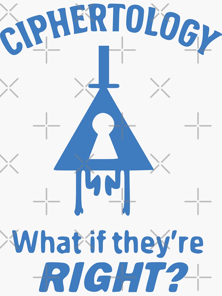 "Ciphertology Art | gravity falls Inspired | Wall Art Home 90s Decor ...