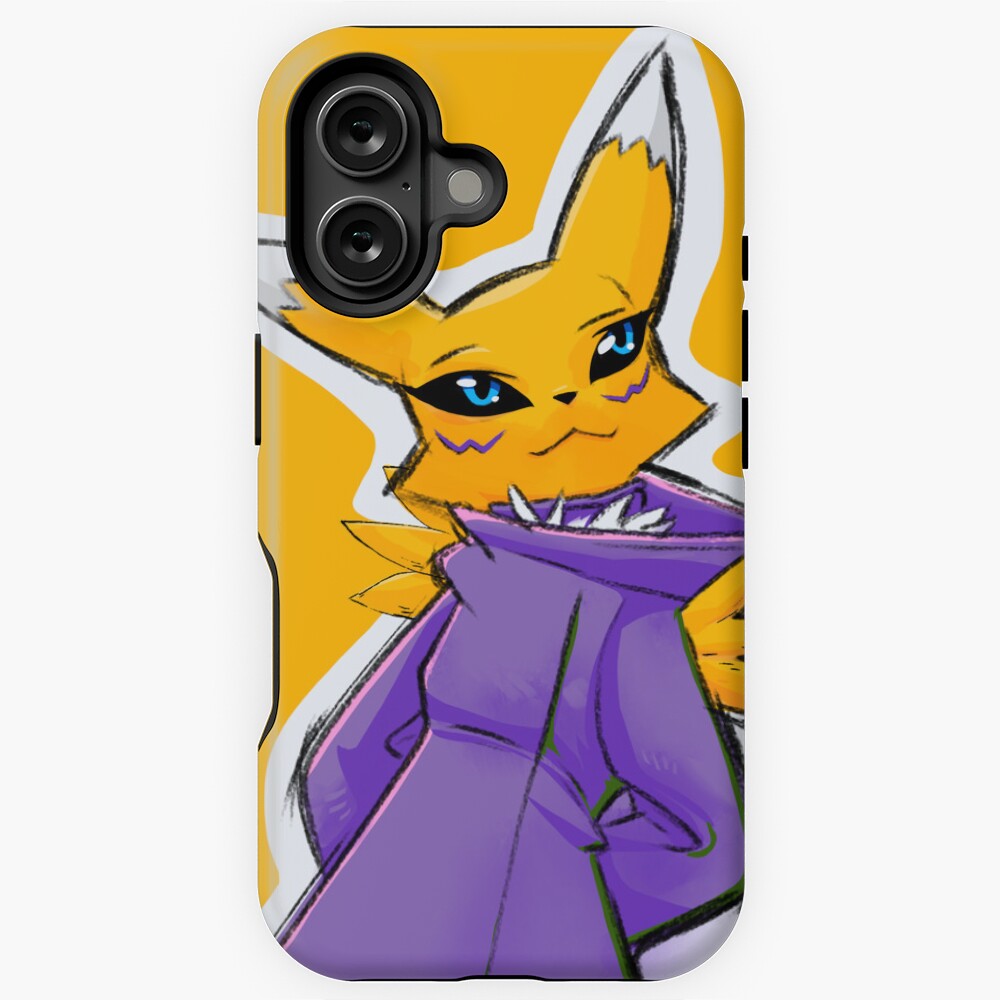 "Renamon Raincoat" Sticker by Dozerguy | Redbubble