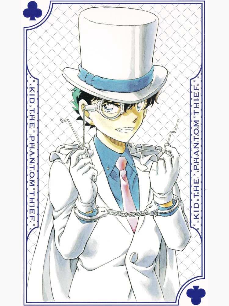 "Magic Kaito Edit - Kaito Kid Playing Card!" Sticker for Sale by ...