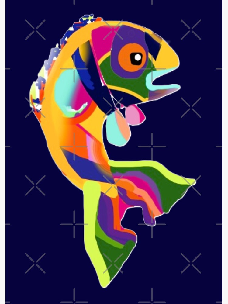 "Fish Bright Abstract Sea Life" Poster for Sale by kel72 | Redbubble