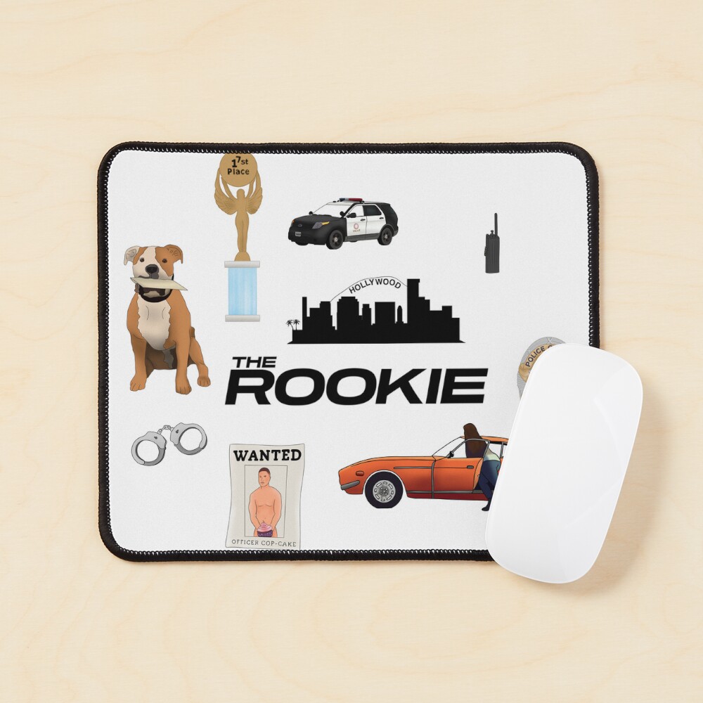 "The Rookie" Sticker for Sale by lenasdooodles | Redbubble